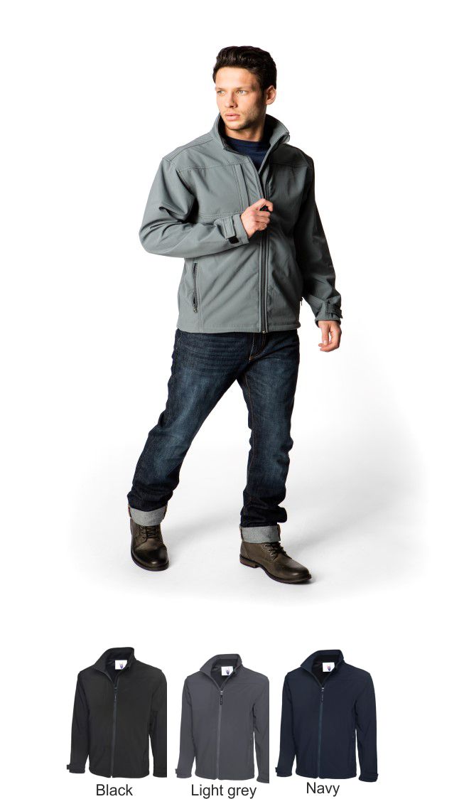 Uneek UC611 Deluxe Full Zip Softshell Jacket - £37.99 : Ark Trading ...